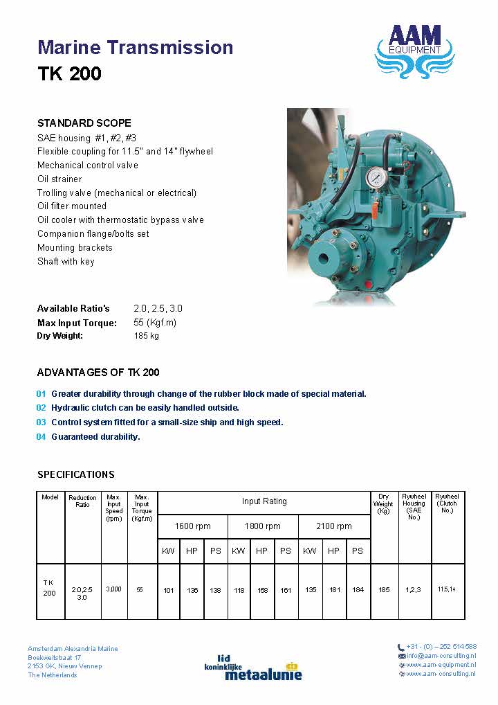 AAM Equipment | 63 kW – 187 kW