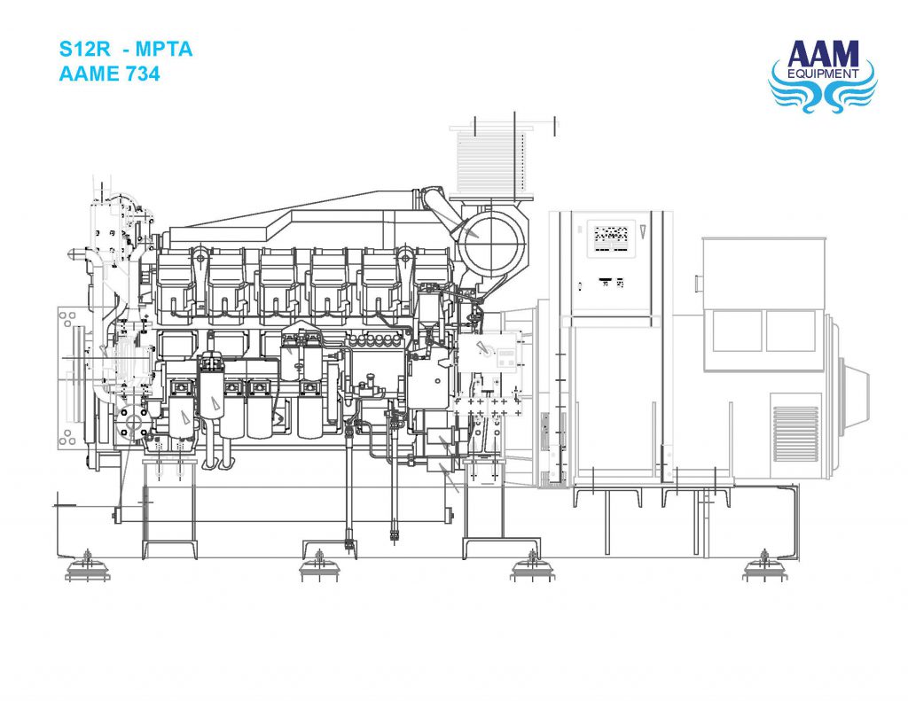 AAM Equipment | Mitsubishi Marine Generators