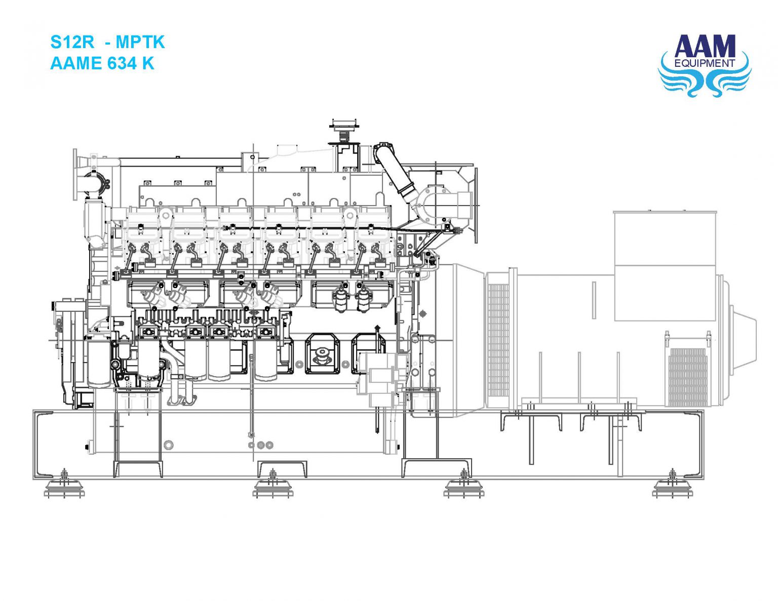 AAM Equipment | Mitsubishi Marine Generators